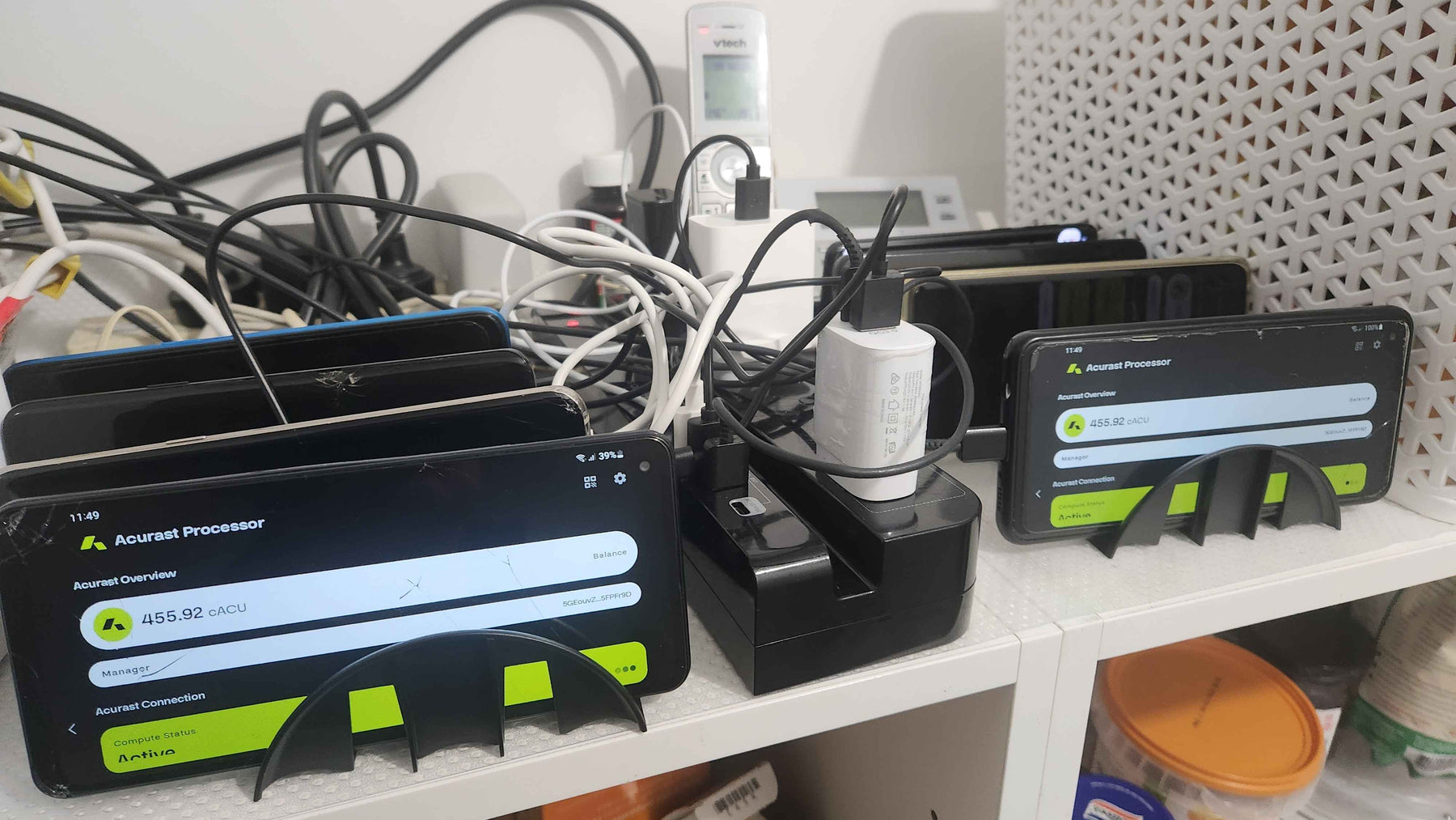 Cellhasher - Mobile Phone Computing